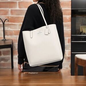 Coach | Bags | Coach Thea Tote In Chalk Nwt | Poshmark